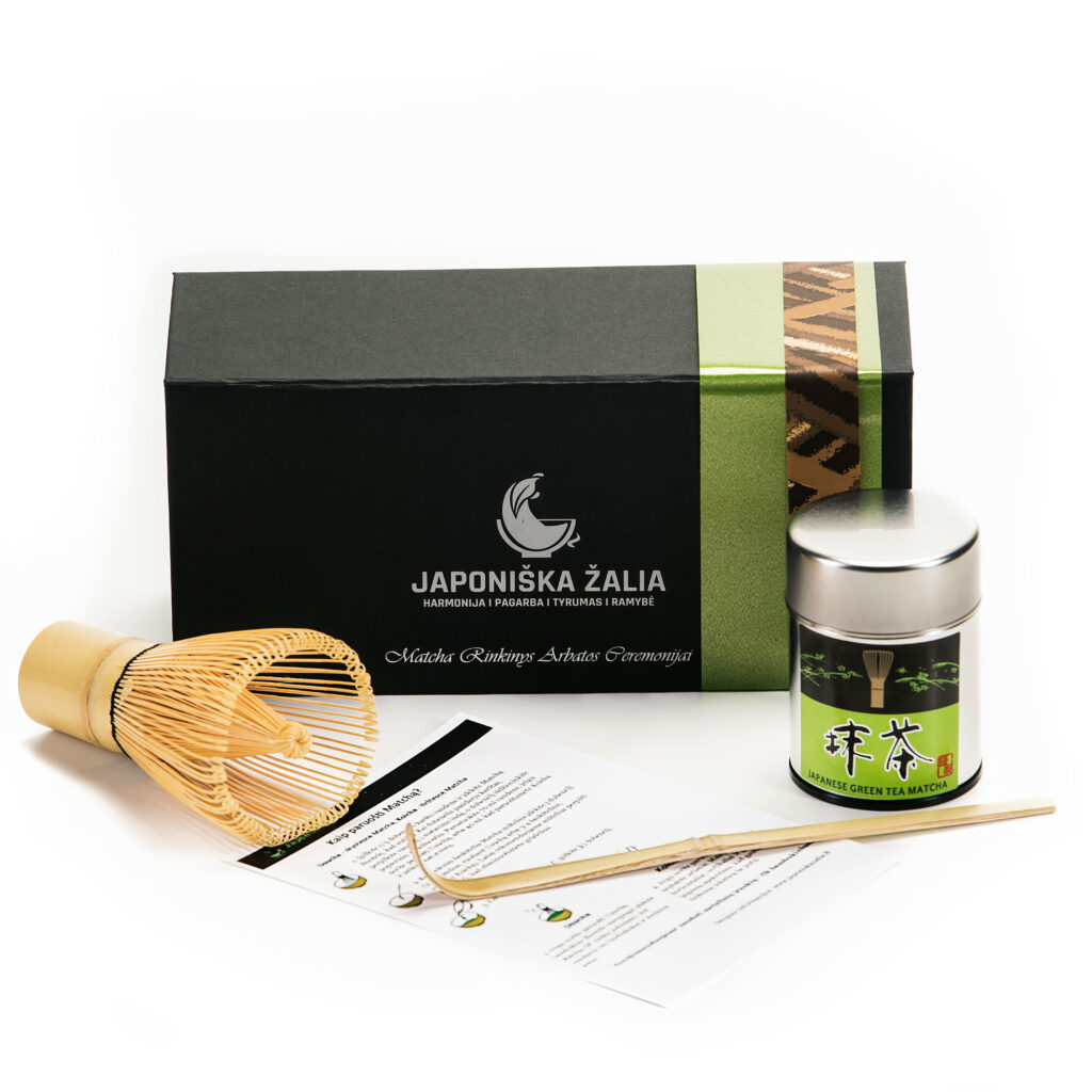 Matcha rinkinys "STARTER" arbatos ceremonijai, magnetinė dėžutė ...