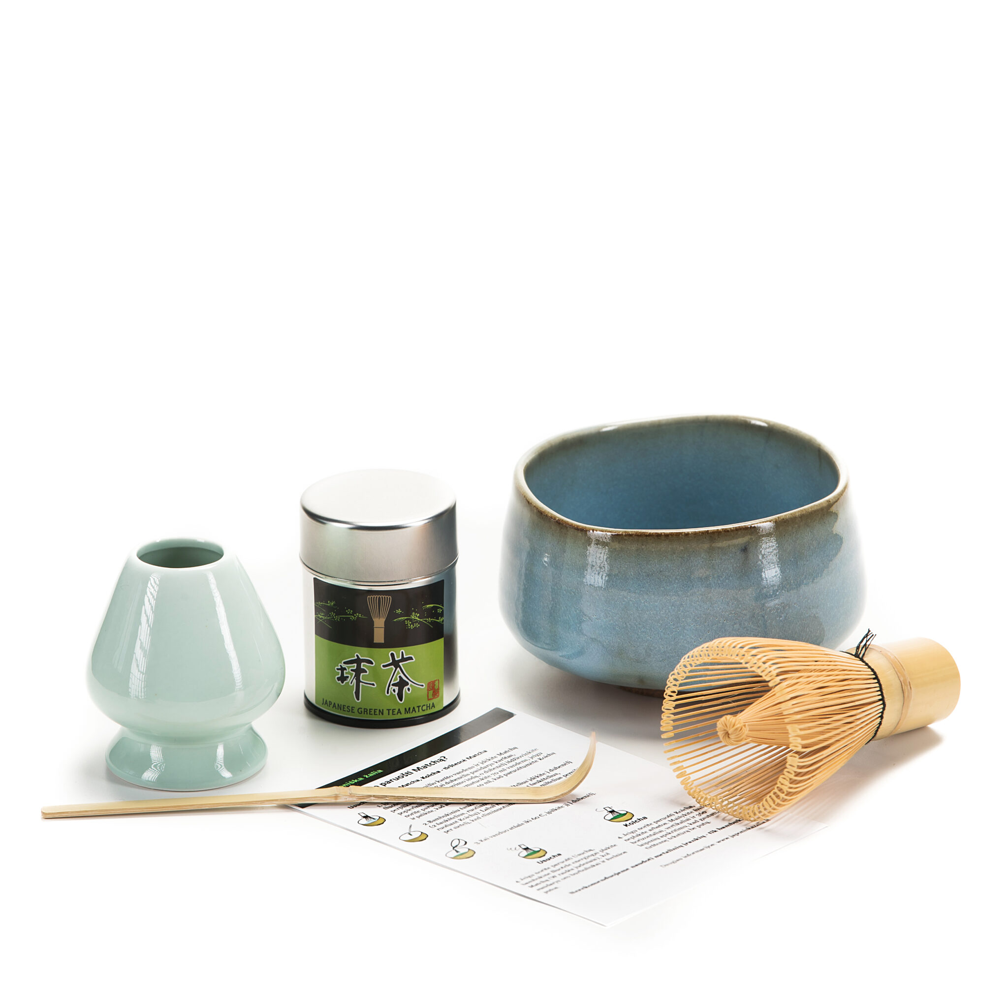 Matcha rinkinys MIZU IRO, arbatos ceremonijai | JaponiskaZalia.lt ...